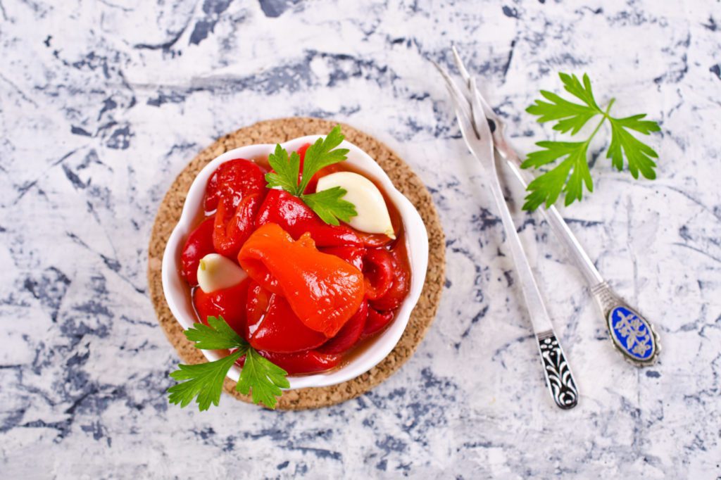 Recette Poivrons rouges marinés - Mon Marché